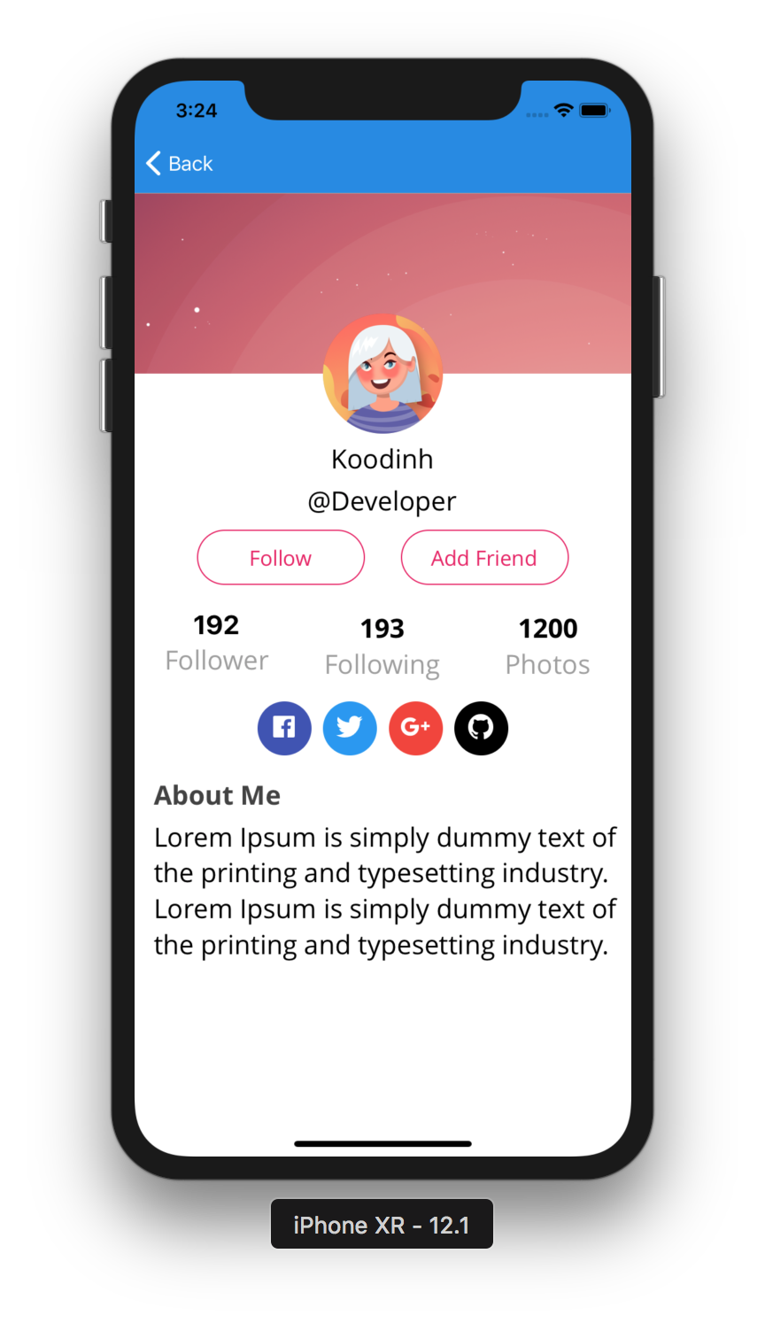 Phoenix - Full multipurpose React-Native Application & UI Component by thevmatrix